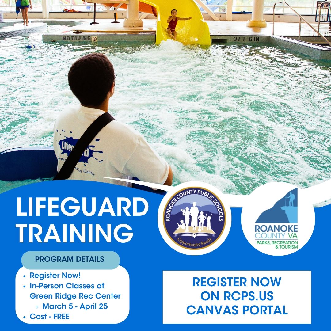 Lifeguard Training Program | Roanoke County Parks Rec & Tourism, VA